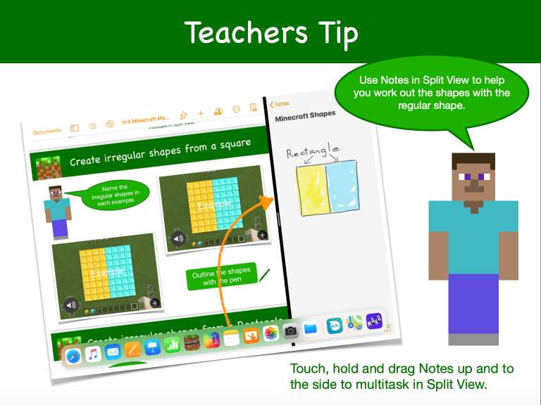Minecraft Maths | Teaching with the iPad