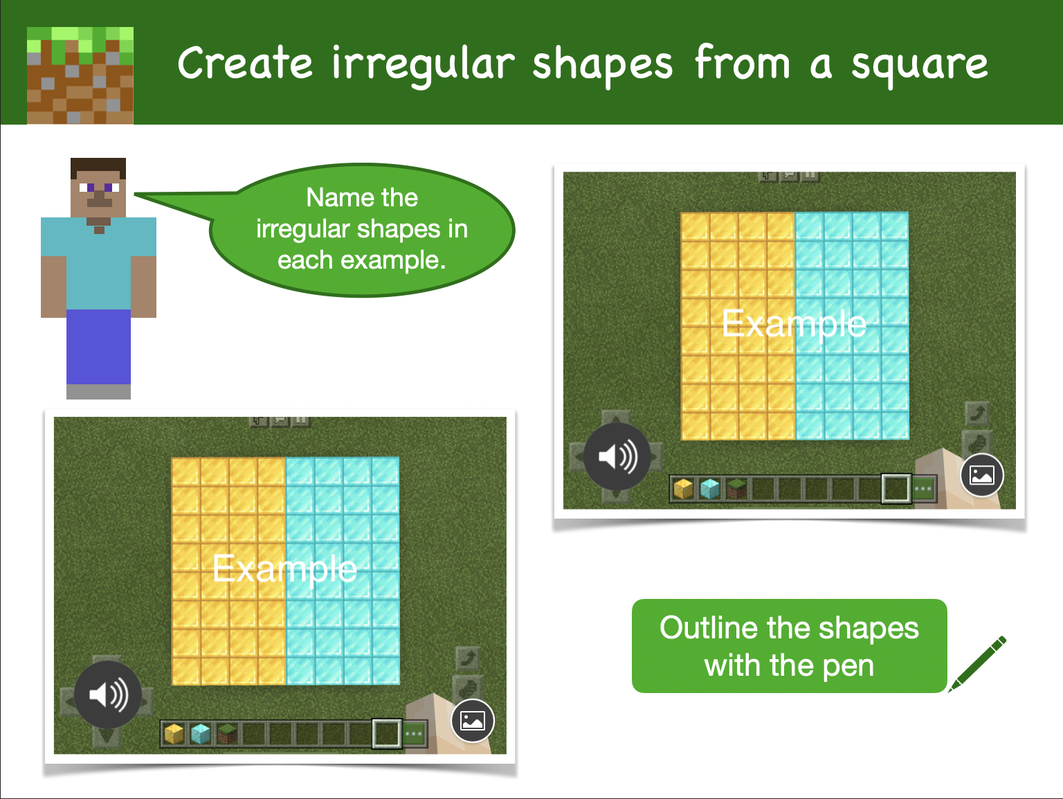 Minecraft Maths | Teaching with the iPad